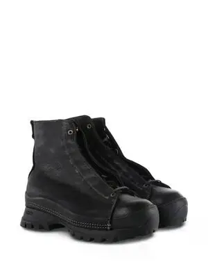 Guidi Lace-up Leather Combat Boots