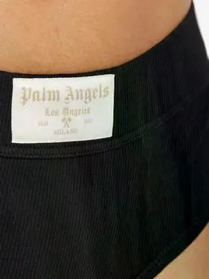 Palm Angels High-waisted Ribbed Thongs