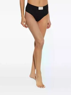 Palm Angels Ribbed Logo-patch Thongs