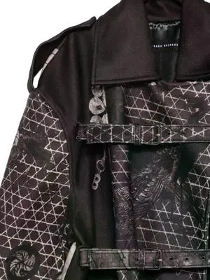 BARBARA BOLOGNA Graphic-print Buckled Jacket