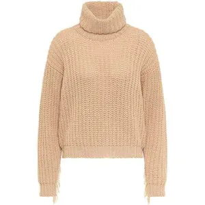 MAISON COMMON Fringed Turtle Neck Pullover