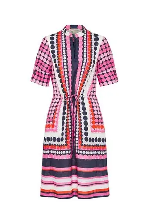MAISON COMMON Knee Length Linen Printed Dress