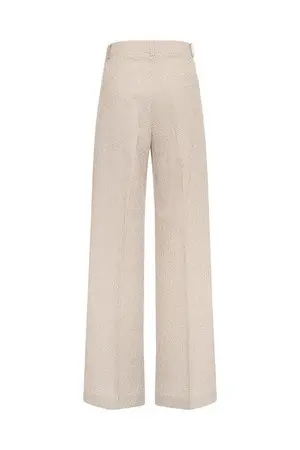 MAISON COMMON Wide Leg Vichy Trousers