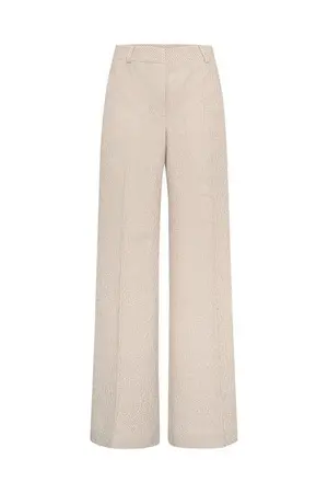 MAISON COMMON Wide Leg Vichy Trousers