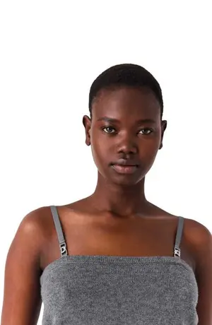Maje Twinset With Lace Trim