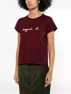 AGNES B. Logo-print T-shirt