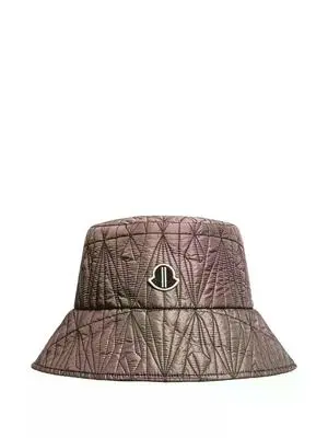 Rick Owens X Moncler Quilted Bucket Hat - Brown