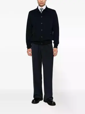 CELLAR DOOR Milo Straight-leg Trousers - Blue
