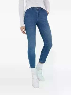 BENETTON Logo Patch Jeans - Blue