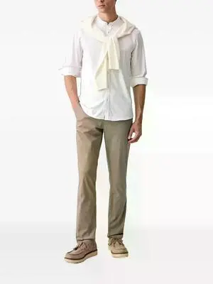 Michael Kors Cotton-blend Chino Trousers With A Slim Fit