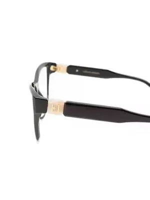 Carolina Herrera Geometric-frame Glasses - Black