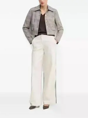 BENETTON V-neck Long Sleeve Top