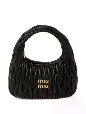 Miu Miu Wander Matelassé Nappa Leather Shoulder Bag