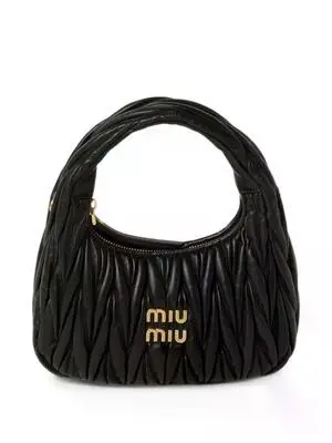 Miu Miu Wander Matelassé Nappa Leather Shoulder Bag