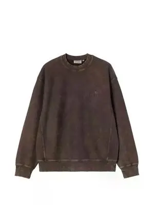 Carhartt Work In Progress Lambert Embroidered Sweatshirt - Brown