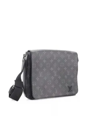 LOUIS VUITTON District Messenger Bag Monogram Eclipse Canvas Pm Crossbody Bag