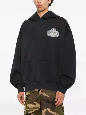 Rhude Desert Racing Team Logo Hoodie - Black