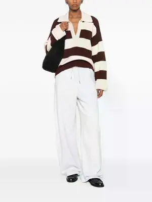 FORTE_FORTE Horizontal-stripe Sweater