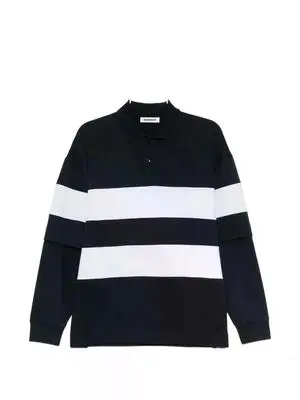 DARKPARK Striped Double-sleeve Polo Shirt