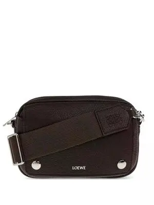 Loewe LOEWE Small Pebble Messenger Bag Brown