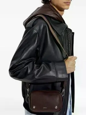 Loewe Small Pebble Messenger Bag - Brown