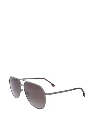 BOSS Pilot Frame Double Bridge Sunglasses - Grey