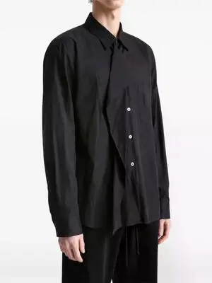 Comme Des Garçons Deconstructed Asymmetric Draped Shirt