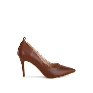 RAG & CO Dittany Ankle Strap Stiletto Heel Pumps In By - Brown