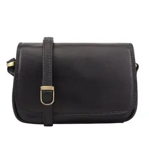 LLOYD BAKER LONDON Amritsar Leather Crossbody Bag - Black