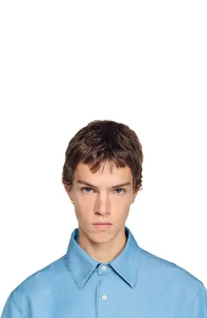 Sandro Loose-fit Faded Shirt