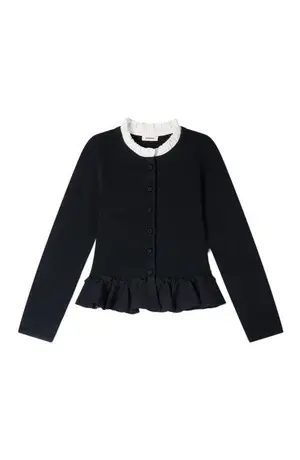 Sandro Victorian Collar Cardigan