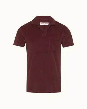 Orlebar Brown Terry Towelling Tailored Fit Towelling Polo Shirt