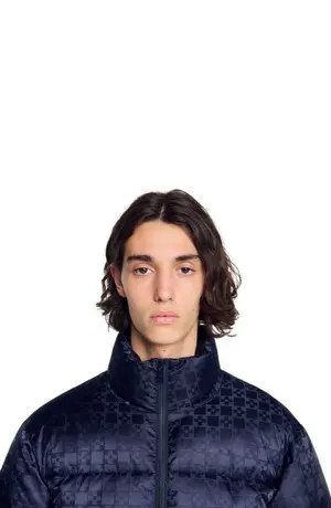 Sandro Water-repellent Cross-motif Puffer Jacket