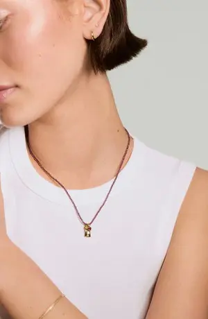 Mejuri Puzzle Sliding Charm - Pearl