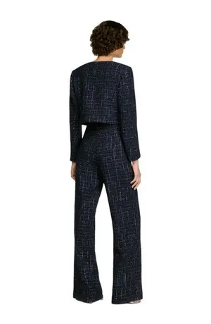 Sandro Decorative Tweed Straight-leg Trousers