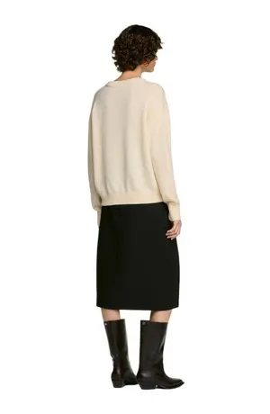 Sandro 2-in-1 Wool And Cashmere Sweater
