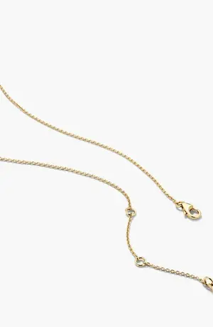 Mejuri Floating Lab Grown Sapphire Necklace - Gold