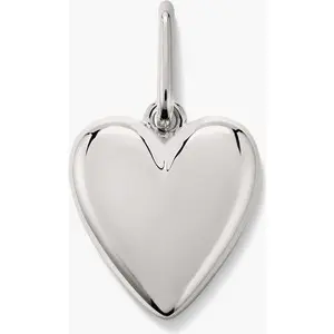 Mejuri Puffy Heart Charm - Sterling Silver
