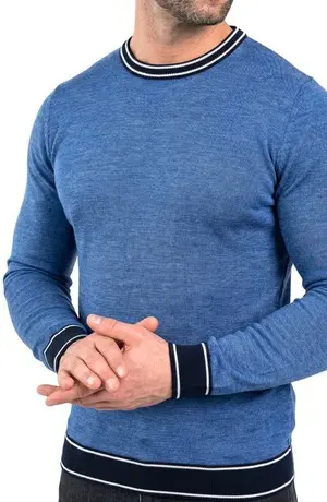 MACEOO Merino Wool Crewneck Sweater