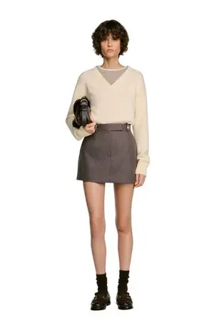 Sandro Le Mambo Leather Bag