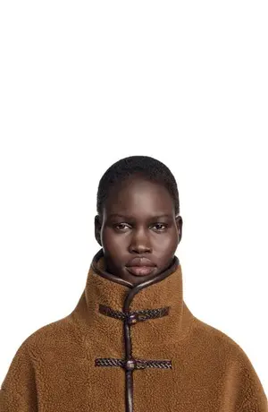 Sandro Short Faux Fur Coat