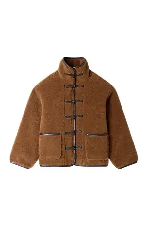 Sandro Short Faux Fur Coat