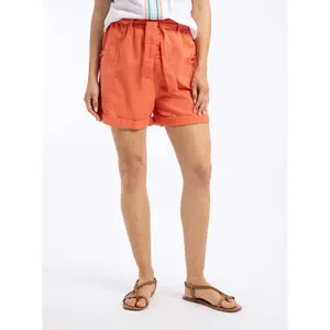 WEIRD FISH Cynthia Cotton Twill Shorts - Jaffa