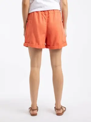 WEIRD FISH Cynthia Cotton Twill Shorts - Jaffa