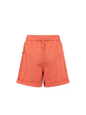 WEIRD FISH Cynthia Cotton Twill Shorts - Jaffa