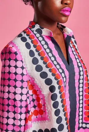 MAISON COMMON Casual Printed Tunic