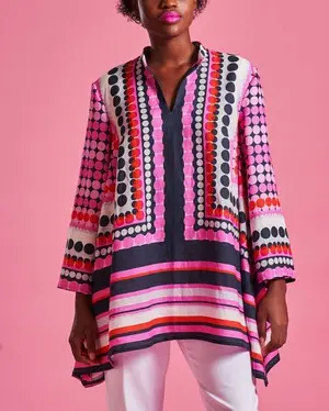 MAISON COMMON Casual Printed Tunic