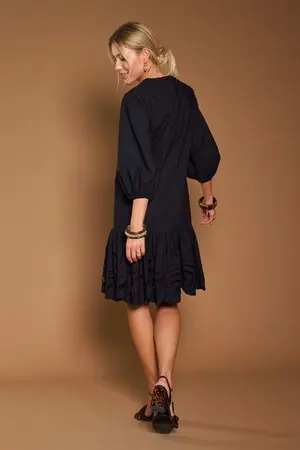 MAISON COMMON Cotton Dress With Embroidery