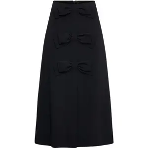 MAISON COMMON A-line Skirt With Bow Details