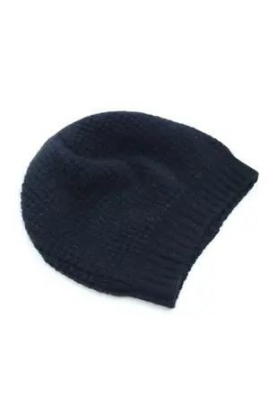 Portolano Cashmere Waffle Knit Beanie